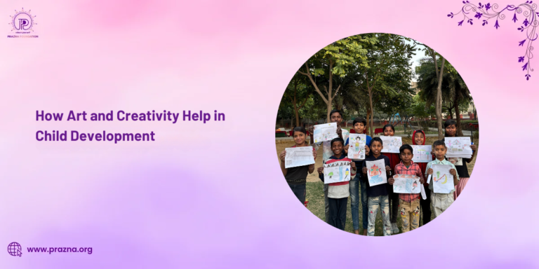 How Art and Creativity help in Child Development
